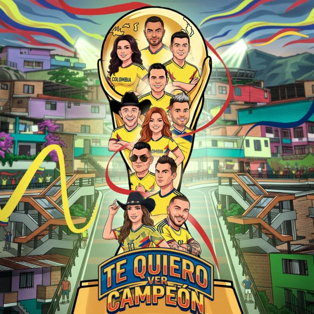 Canción colombiana une artistas por Mundial